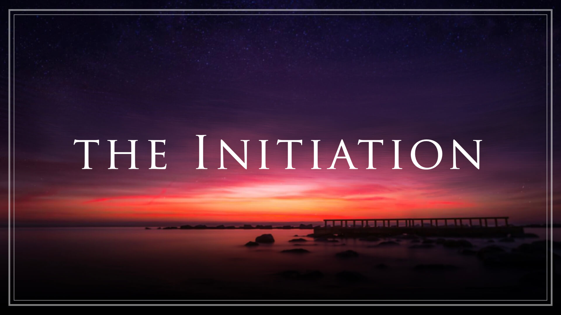 The Initiation - A Gift From Heaven, Calling You To Respond.